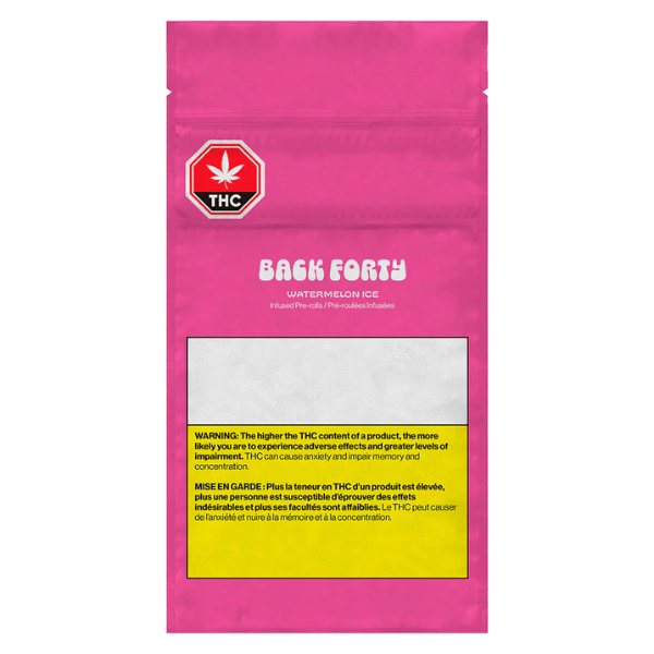 Extracts Inhaled - SK - Back Forty Watermelon Ice Infused Pre-Roll ... Extracts Inhaled - SK - Back Forty Watermelon Ice Infused Pre-Roll ...
